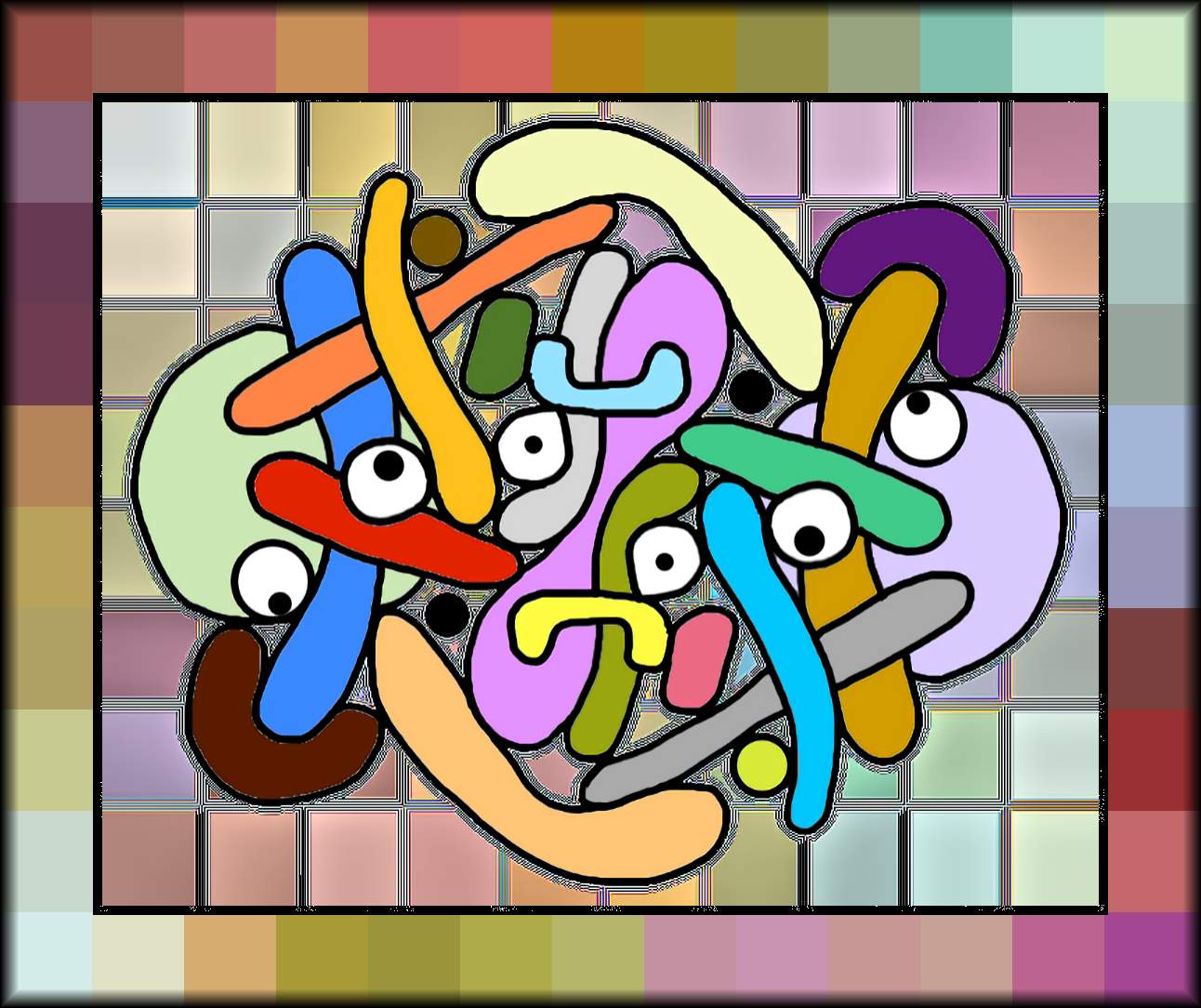 Solve Making a face? jigsaw puzzle online with 252 pieces