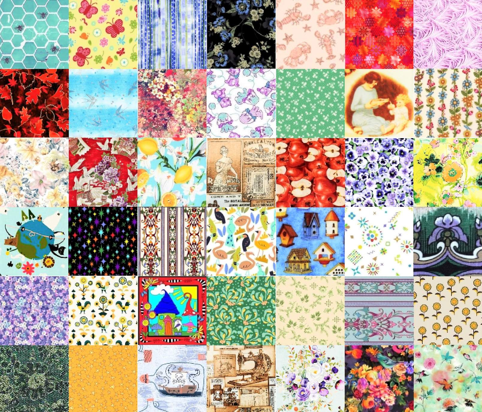 Solve PATCHWORK RJR FABRICS 2 jigsaw puzzle online with 143 pieces