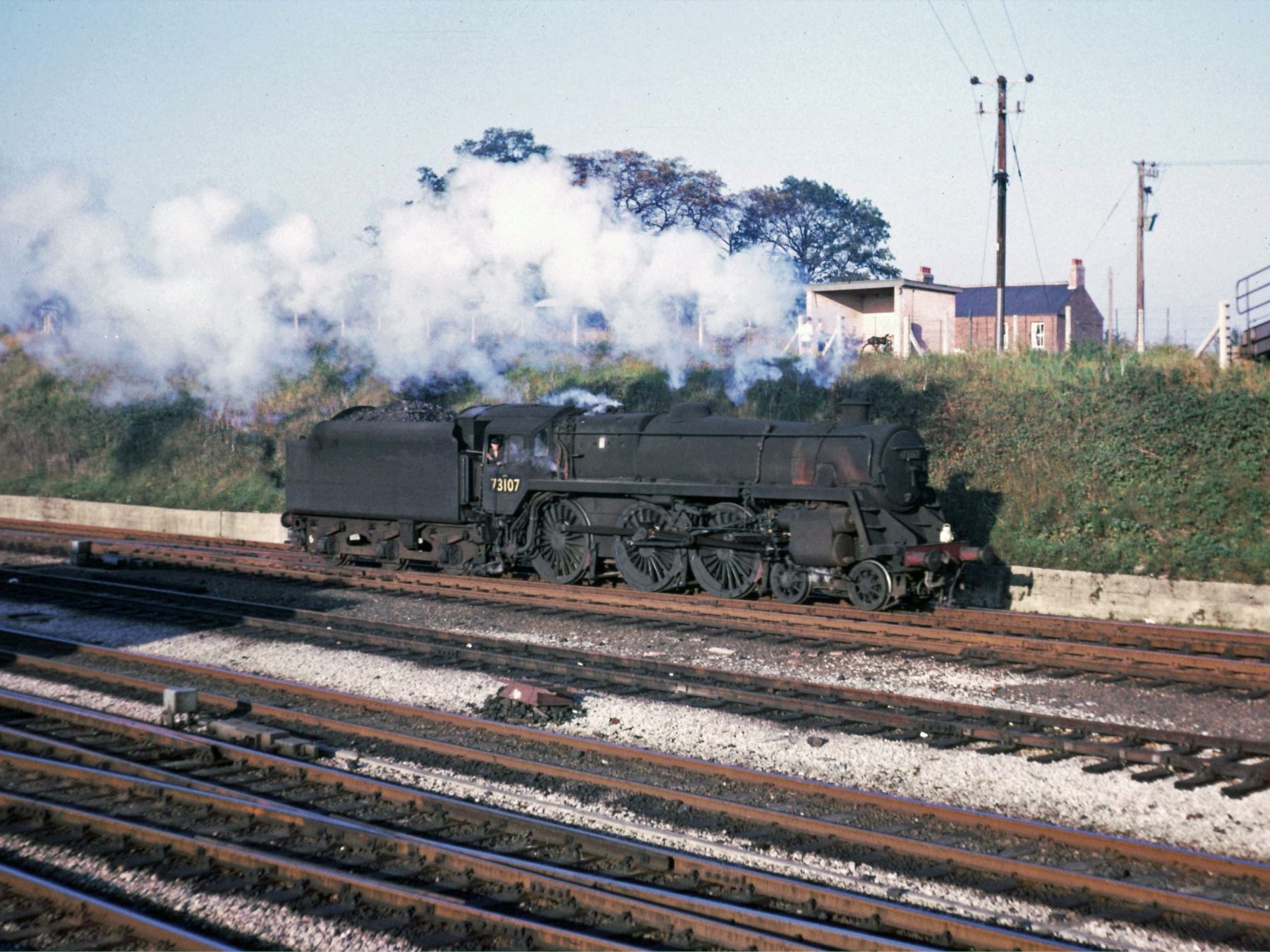 Solve BR Standard Class 5 4-6-0 73107 at Carlisle, 1965. jigsaw puzzle ...
