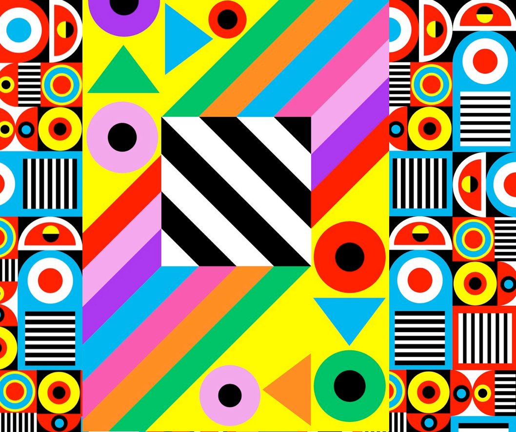 Solve Shapes Mashup jigsaw puzzle online with 120 pieces