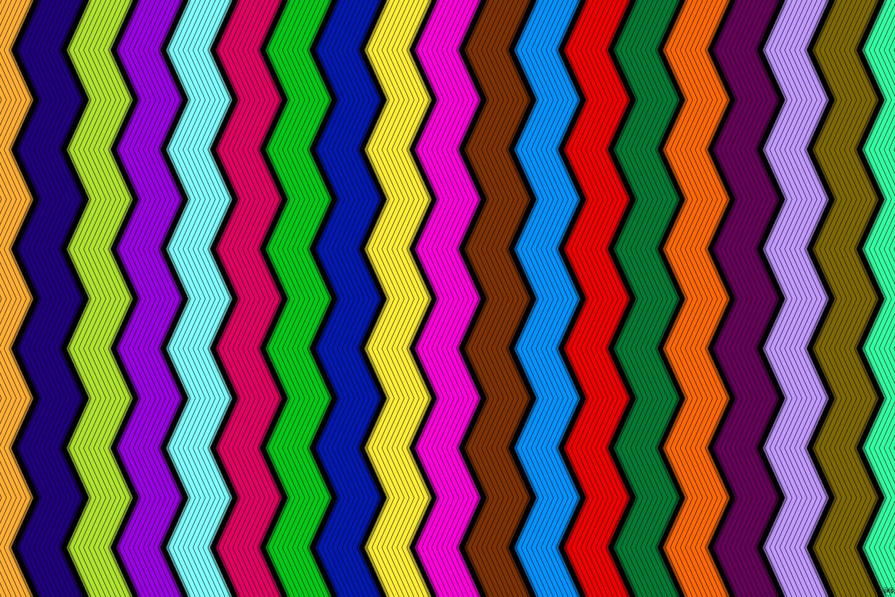Solve Zig Zags!! ~ L jigsaw puzzle online with 198 pieces