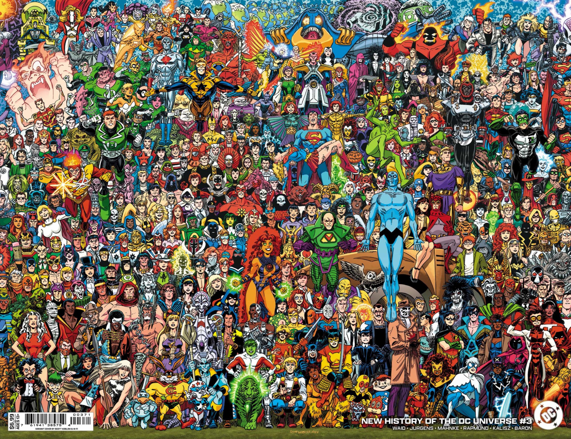 Solve New History Of The DC Universe #4 jigsaw puzzle online with 594 ...