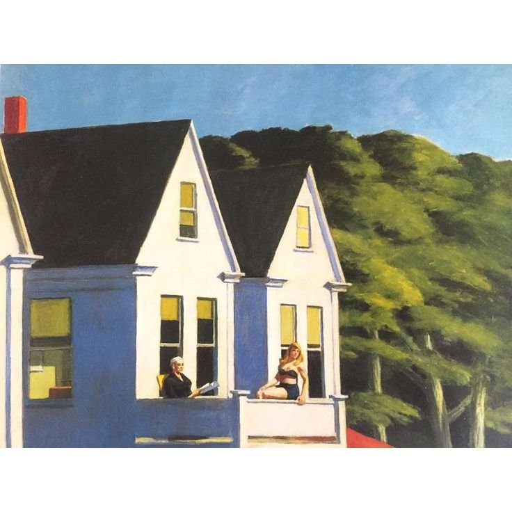 Solve by Edward Hopper - Second Story Sunlight - 1960 jigsaw puzzle ...