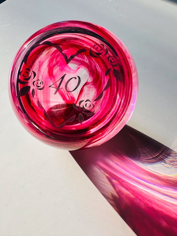 Solve Ruby Anniversary jigsaw puzzle online with 80 pieces