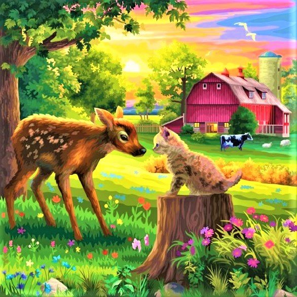 Solve Friendship jigsaw puzzle online with 64 pieces