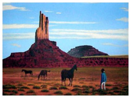 Solve I Don't Trust You ~ Arthur Begay (Navajo) jigsaw puzzle online ...