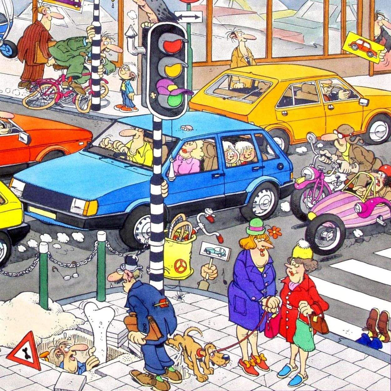 Solve Traffic Jam jigsaw puzzle online with 225 pieces