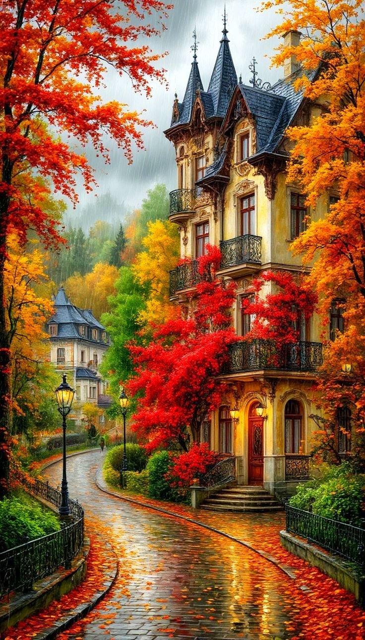 Solve Fantasy autumn jigsaw puzzle online with 60 pieces