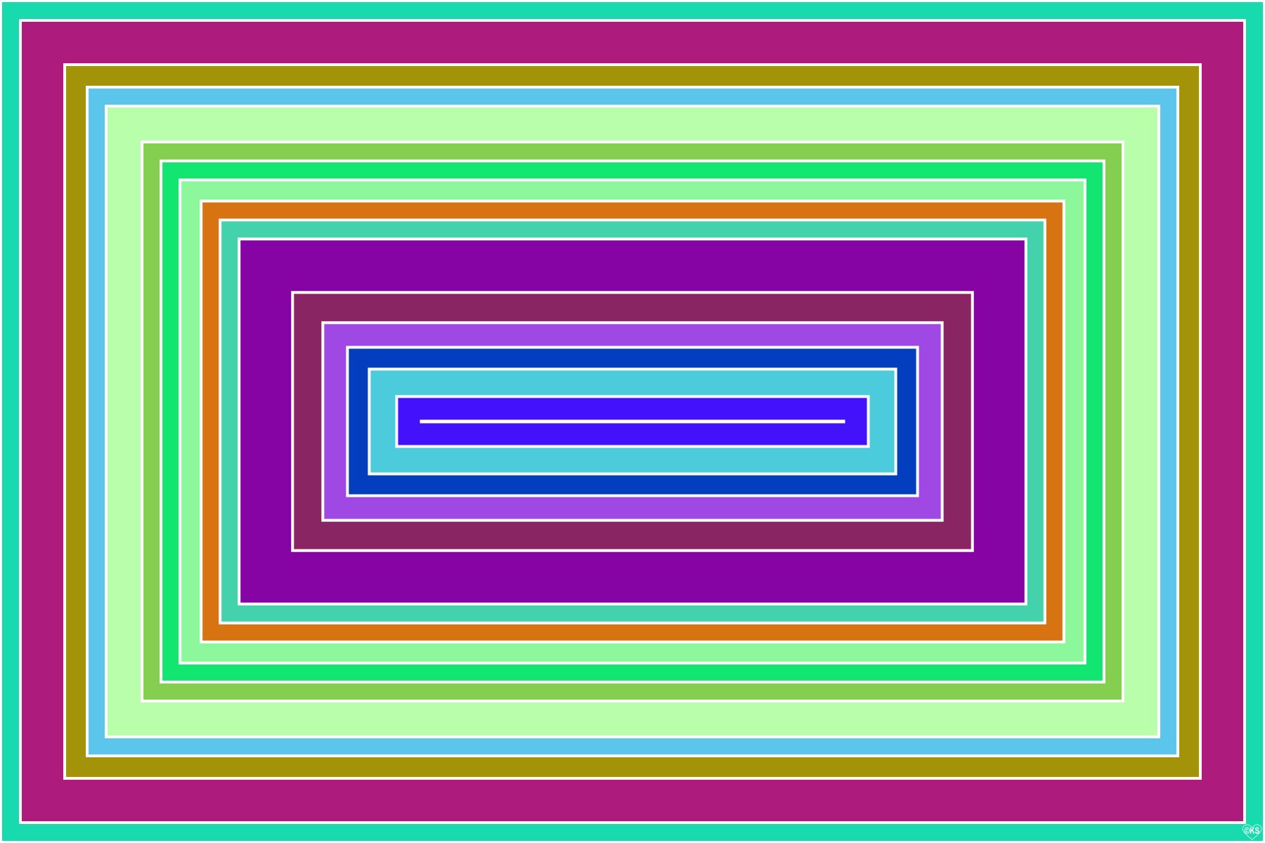 Solve Concentric Rectangles!! ~ H jigsaw puzzle online with 600 pieces