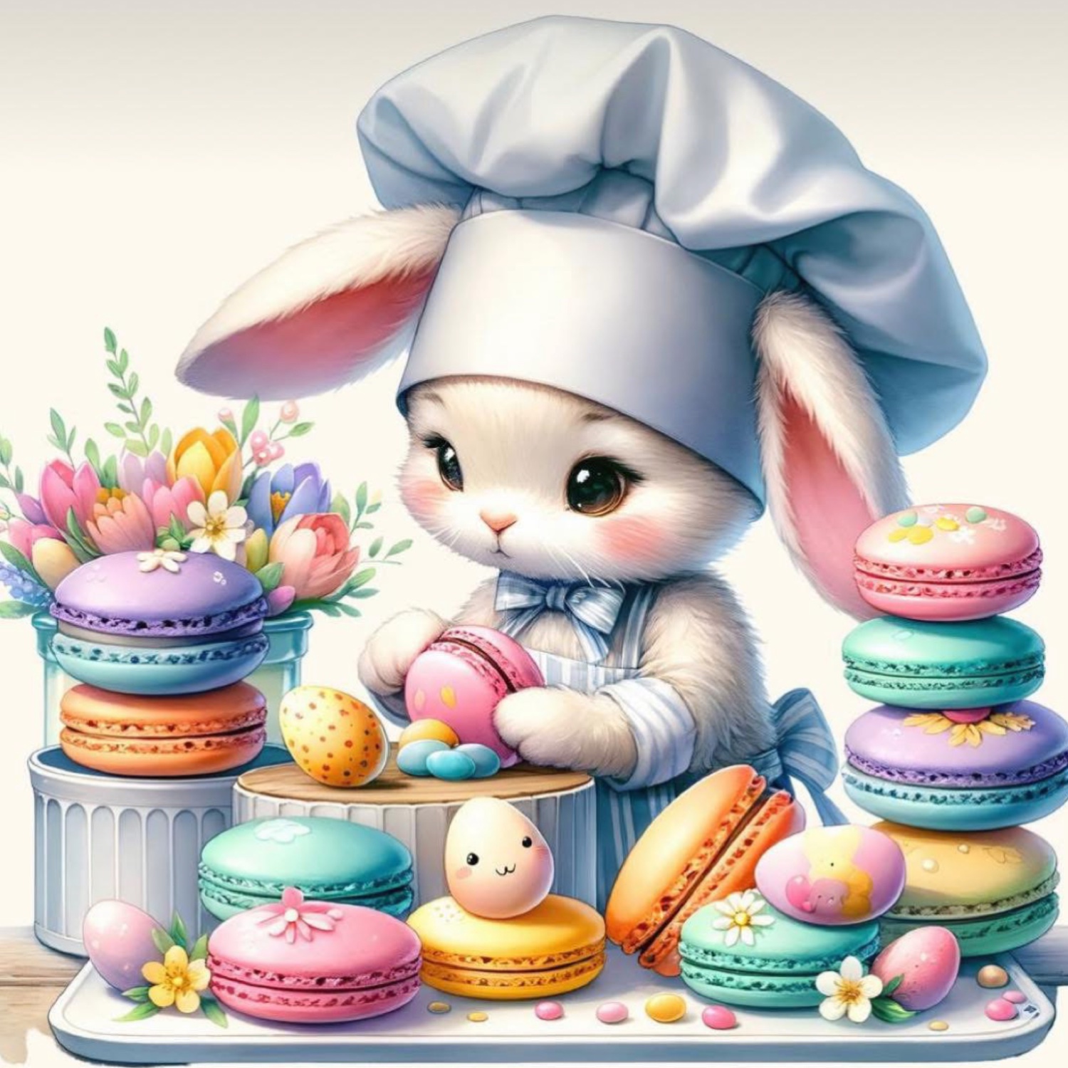 Solve Making Macaroons jigsaw puzzle online with 169 pieces