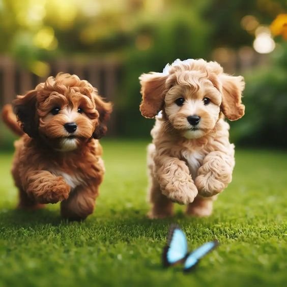 Solve Puppy Love 118 (Cavapoo and Australian Labradoodle) jigsaw puzzle ...