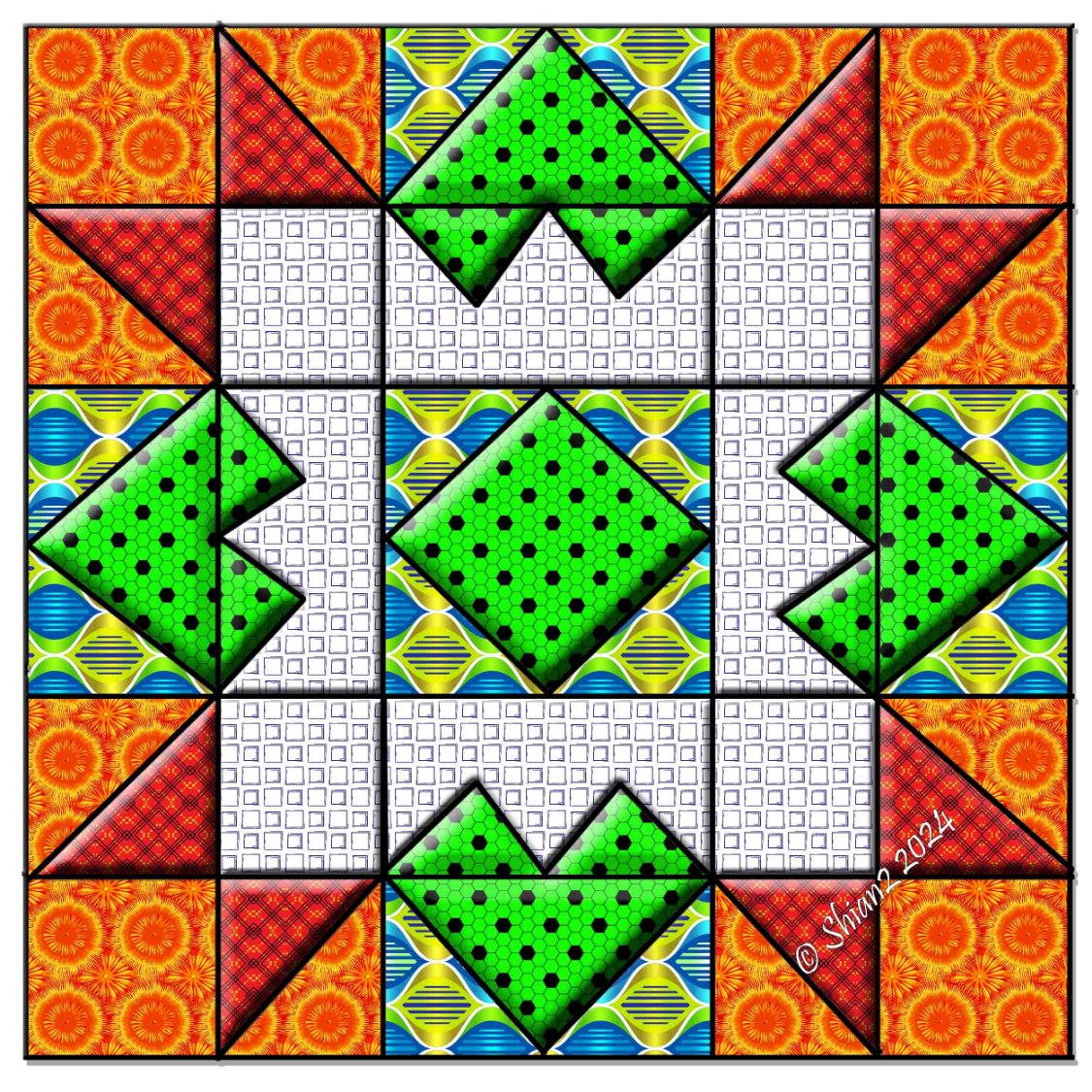 Solve Patchwork Puzzle jigsaw puzzle online with 16 pieces