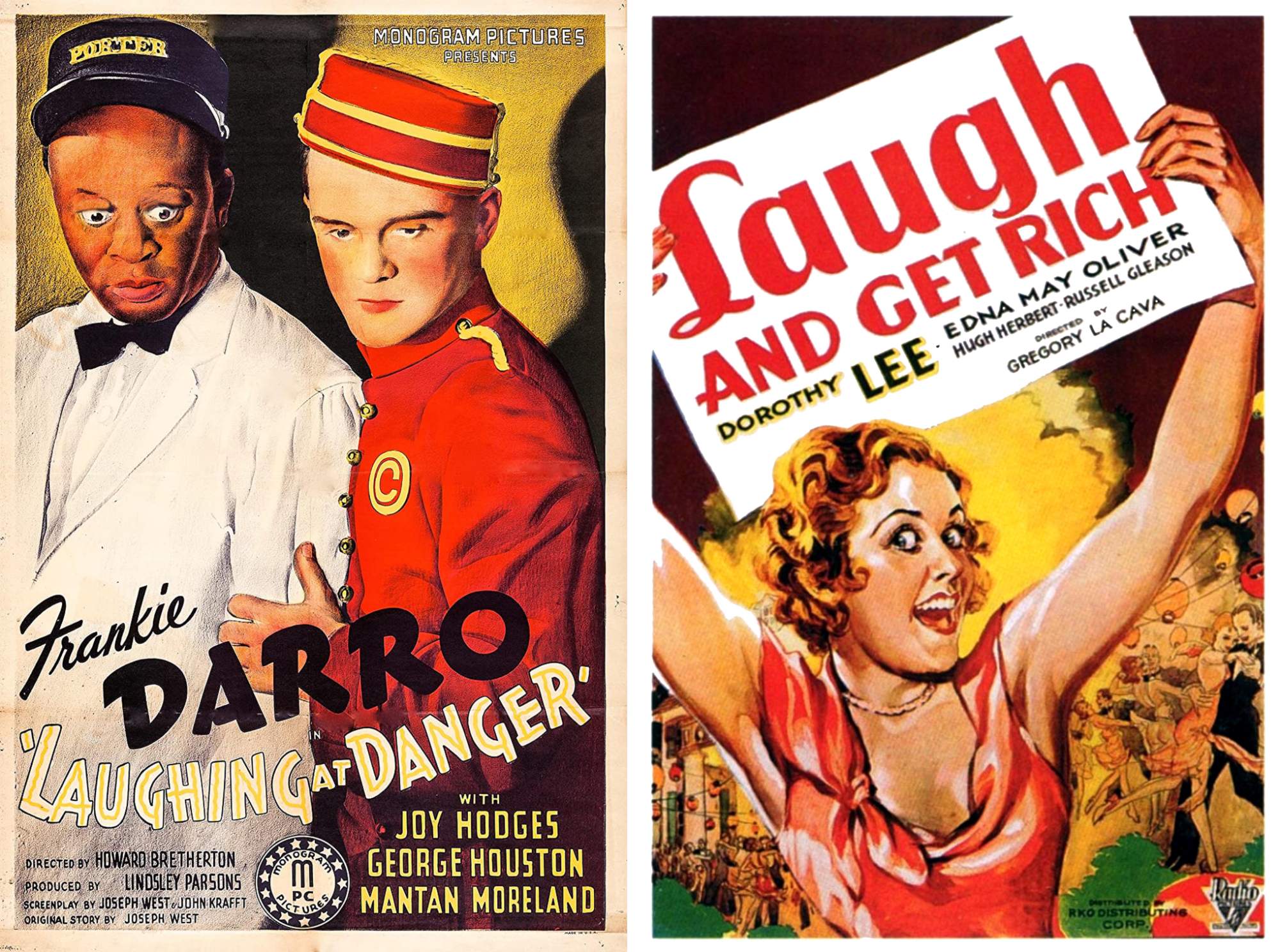Jigsaw Puzzle | Laughing at Danger ~ 1940 and Laugh and Get Rich ~ 1931 ...