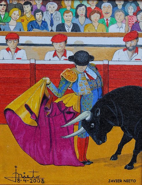 Solve El torero jigsaw puzzle online with 80 pieces