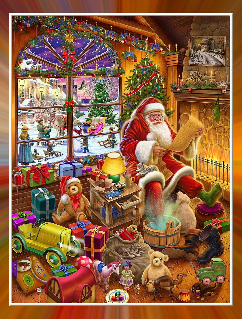 Solve Santa 23 12 23 jigsaw puzzle online with 35 pieces