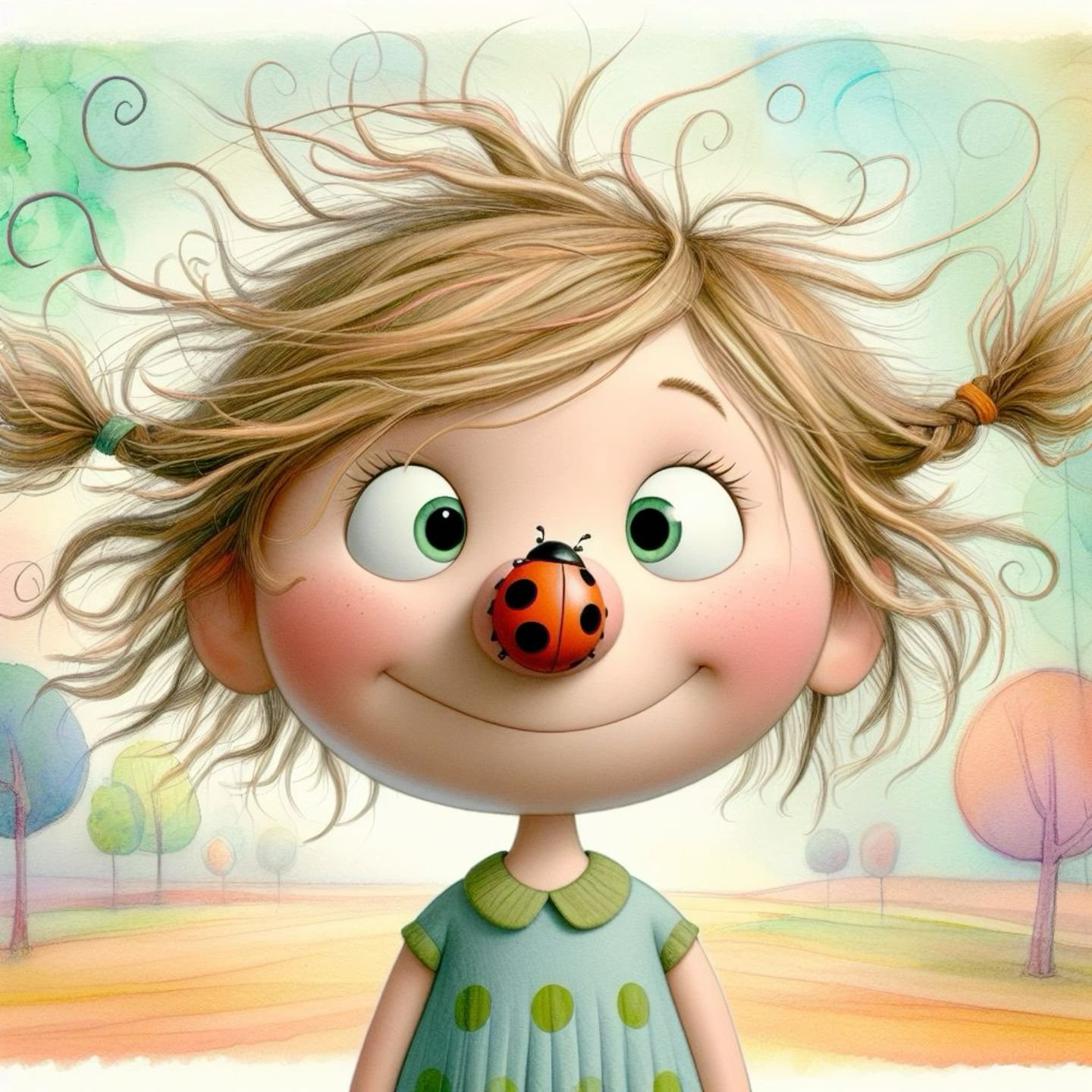 Solve Two little ladybugs 😊 jigsaw puzzle online with 81 pieces