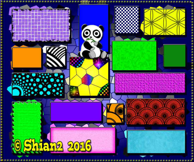 Solve Panda and Blocks jigsaw puzzle online with 9 pieces