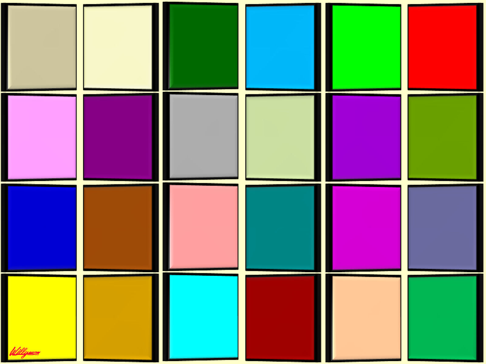 Solve 6x4 colors jigsaw puzzle online with 252 pieces