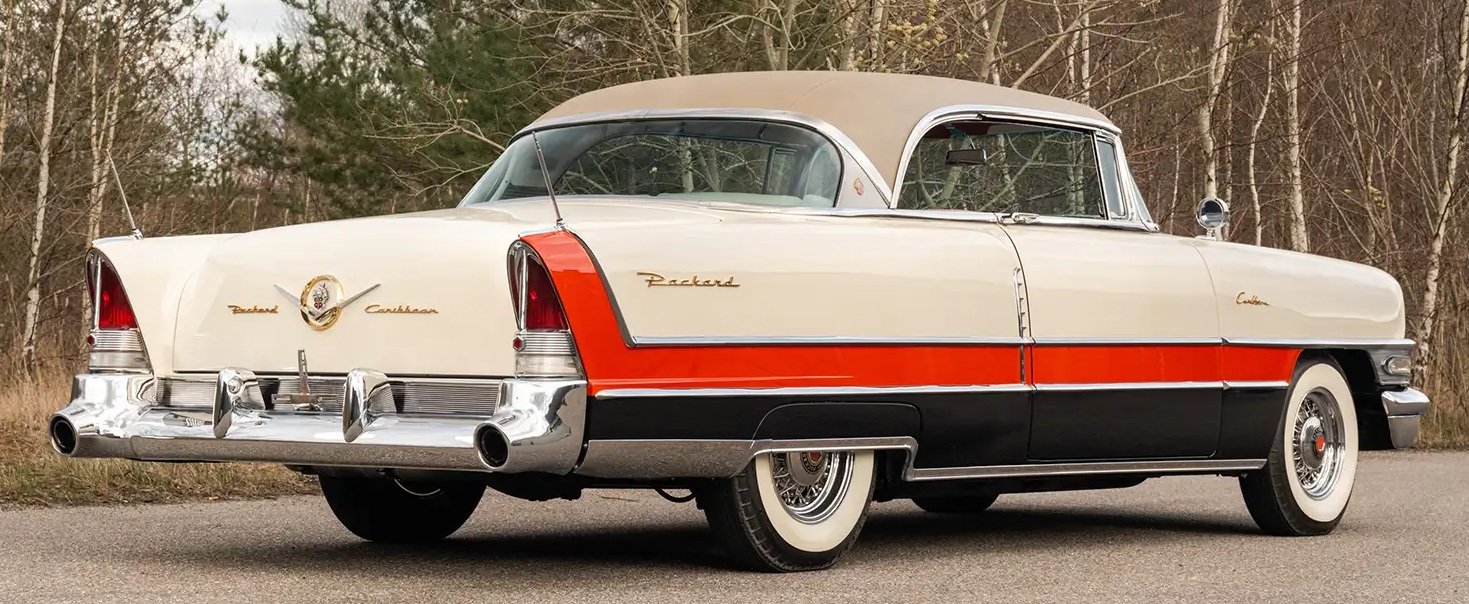 Solve 1956 Packard Caribbean Hardtop Coupe Quad color jigsaw puzzle ...