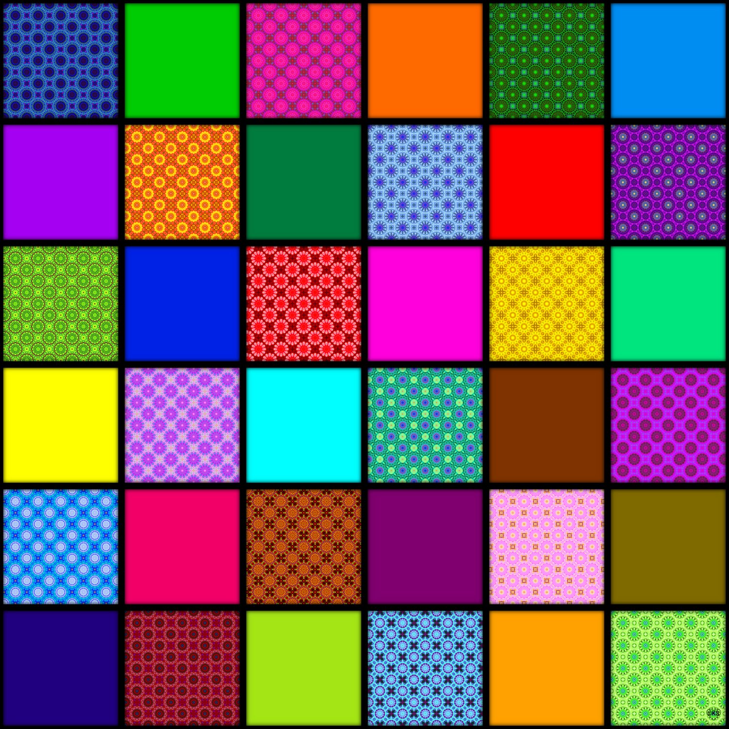 Solve Patterns and Plains!! ~ L jigsaw puzzle online with 144 pieces