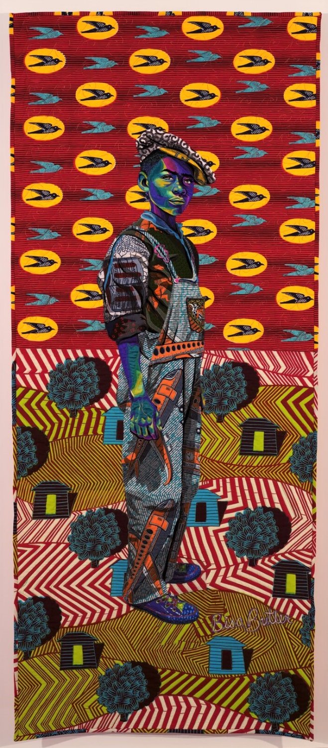 Solve A New Dawn ~ Bisa Butler jigsaw puzzle online with 55 pieces