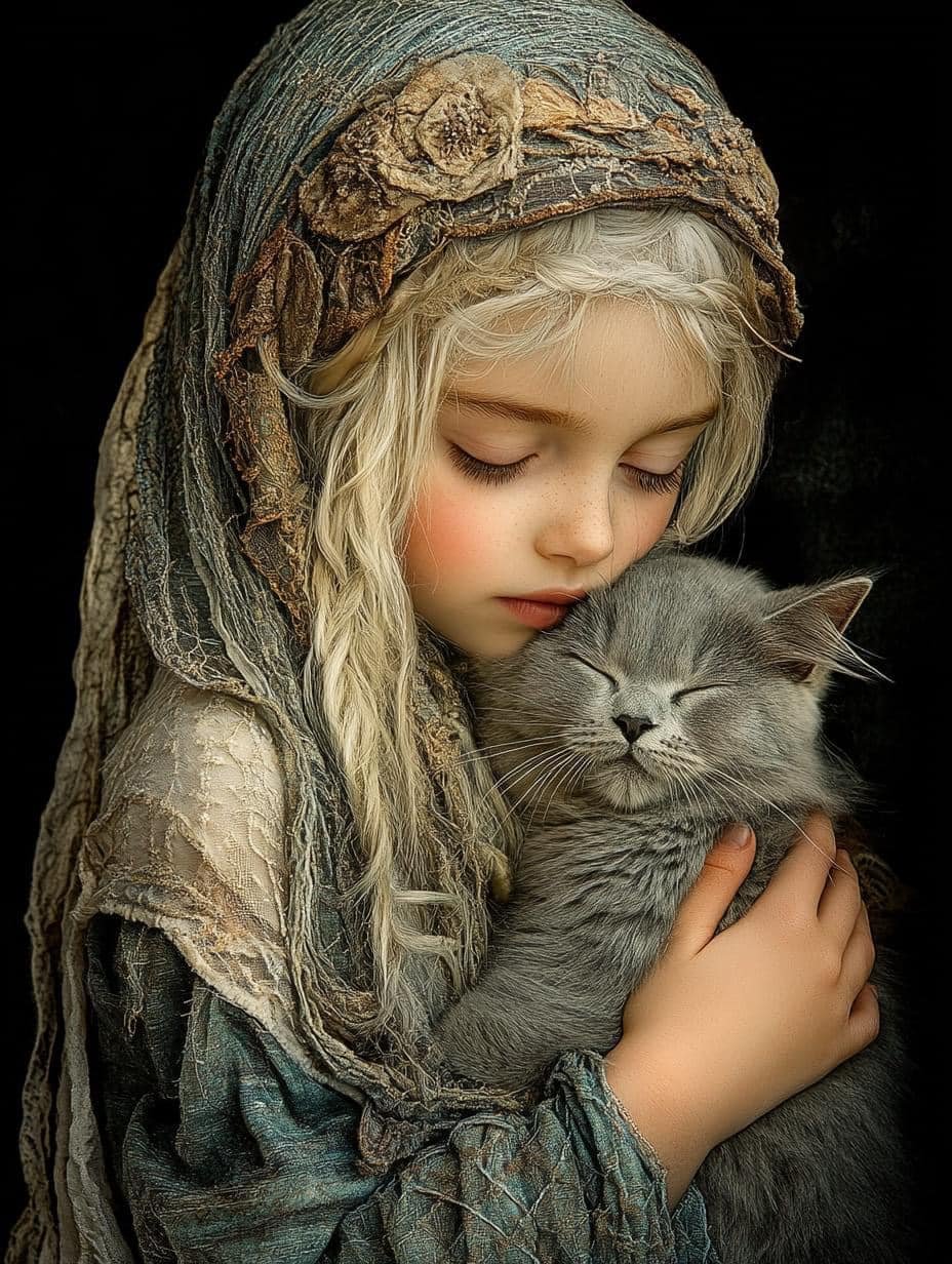 Solve My Kitty jigsaw puzzle online with 35 pieces