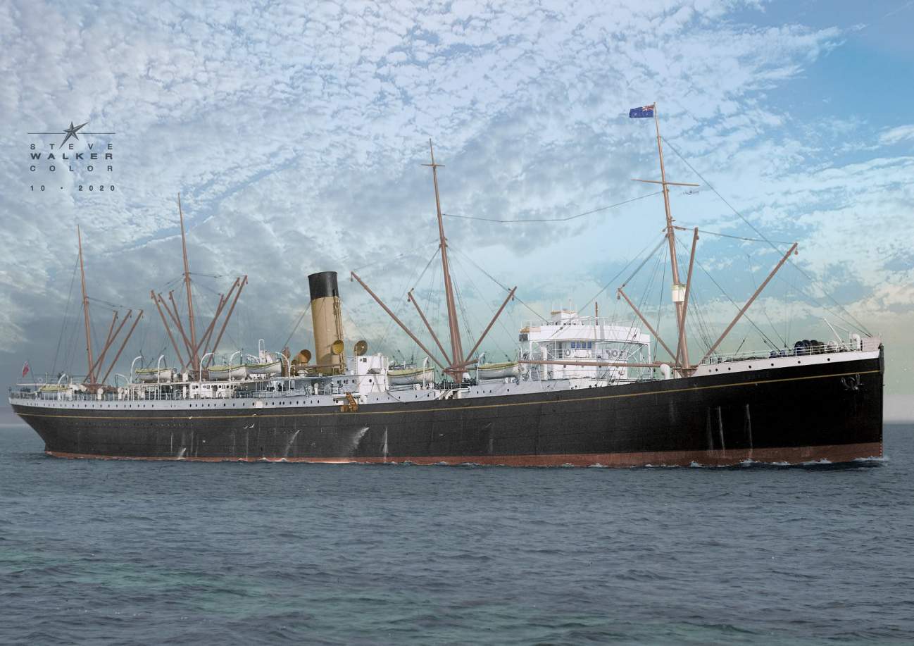 Solve SS SUEVIC for White Star Line jigsaw puzzle online with 24 pieces