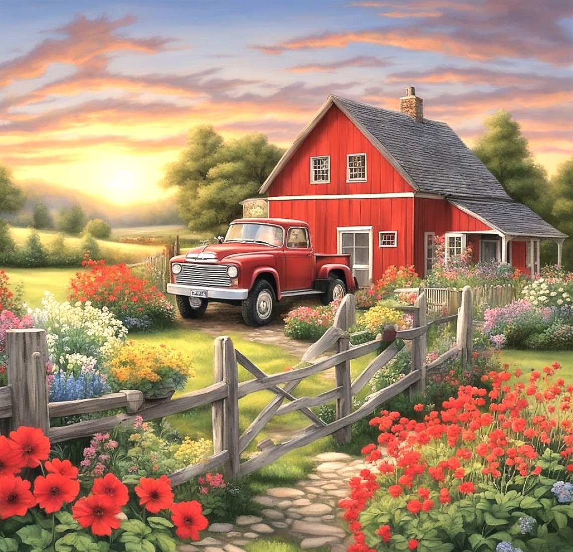 Solve Starting the Day jigsaw puzzle online with 81 pieces