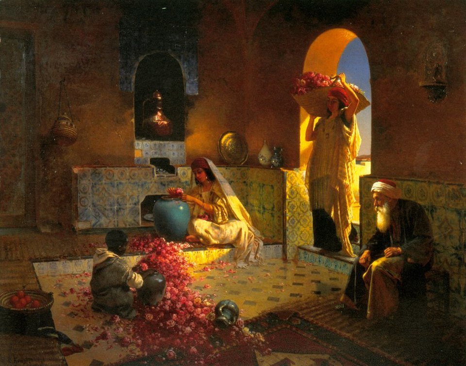 Solve The perfume maker jigsaw puzzle online with 108 pieces