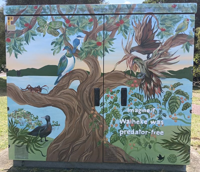 Solve Waiheke Predator Free jigsaw puzzle online with 143 pieces