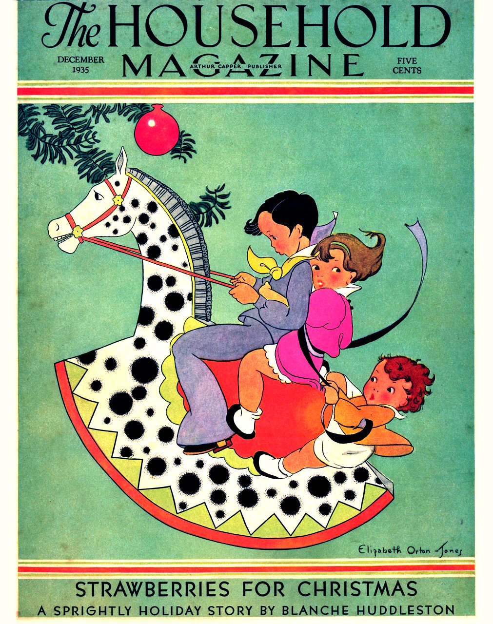 Solve The Household Magazine, Dec 1935, cover by Elizabeth Orton-Jones ...