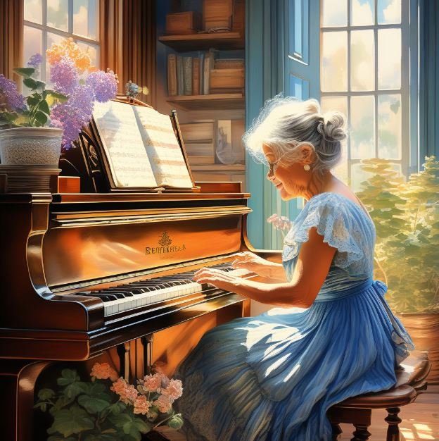 Solve Playing a Melody jigsaw puzzle online with 81 pieces