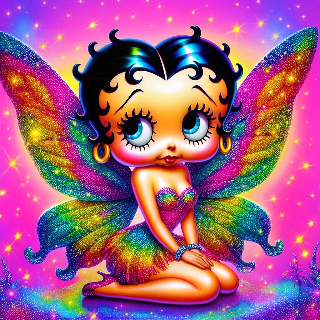 Solve Fairy Betty Boop looking so adorable jigsaw puzzle online with 81 ...