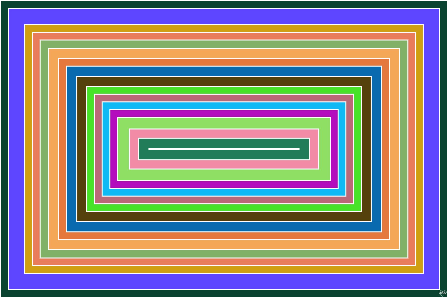 Solve Concentric Rectangles!! ~ H jigsaw puzzle online with 600 pieces