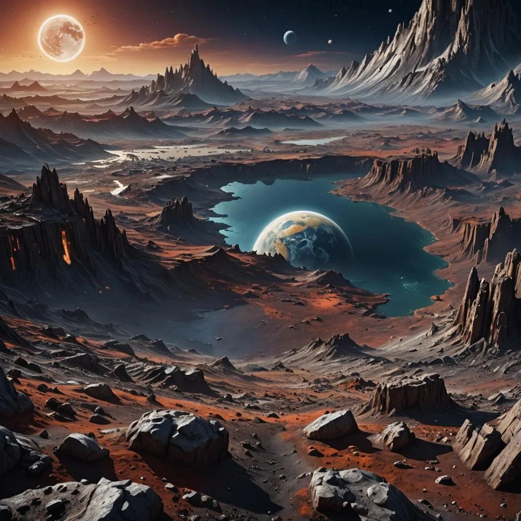 Solve Earth from the Moon jigsaw puzzle online with 100 pieces