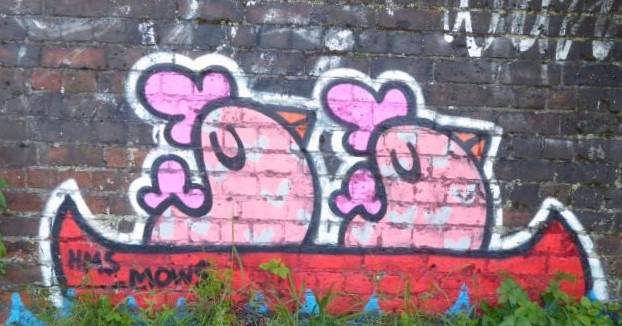 Solve Graffiti Art jigsaw puzzle online with 50 pieces