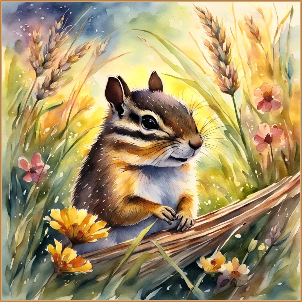 Solve June 17 chipmunk jigsaw puzzle online with 289 pieces