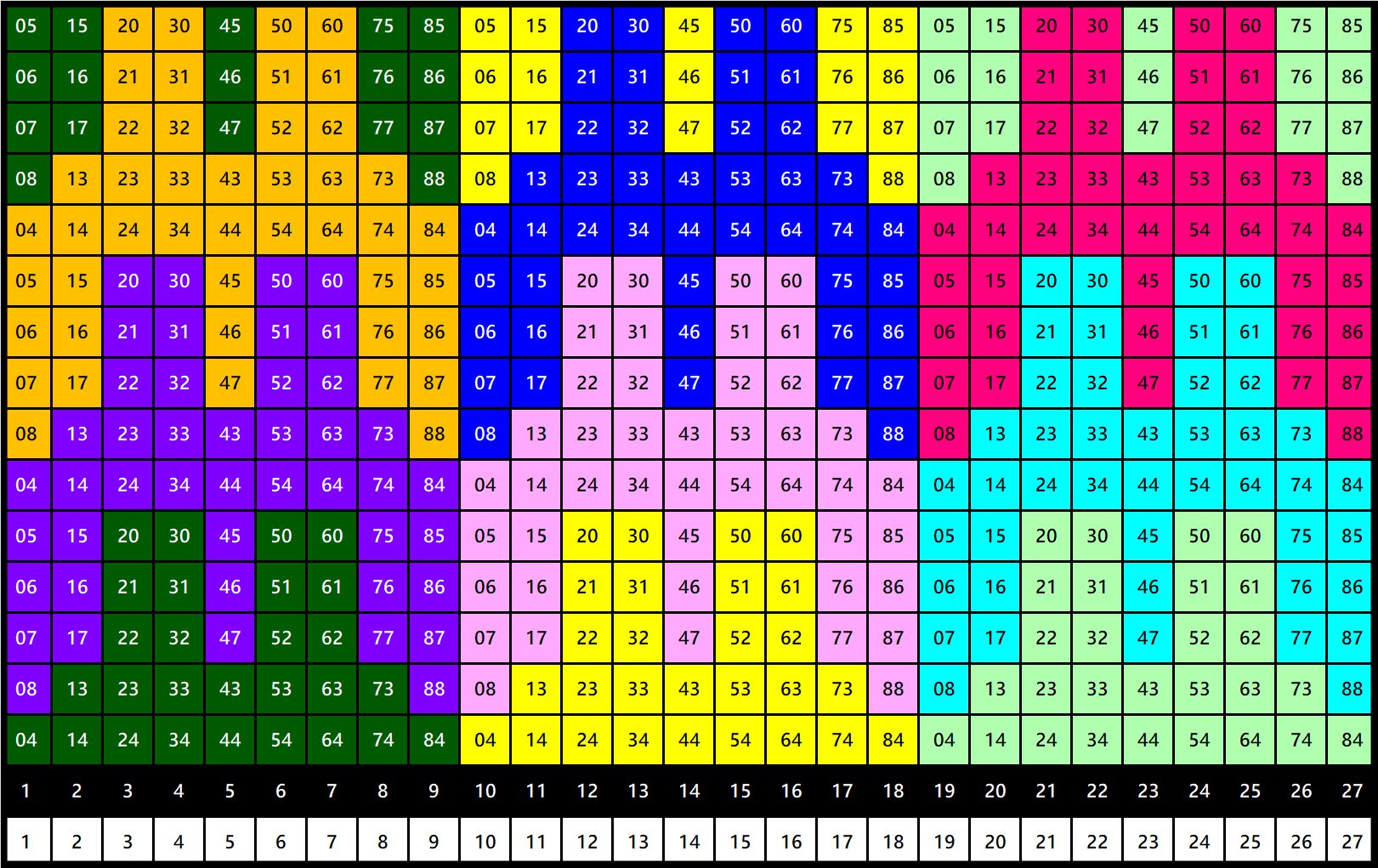 Solve Number 1346 tessellation 459 jigsaw puzzle online with 459 pieces