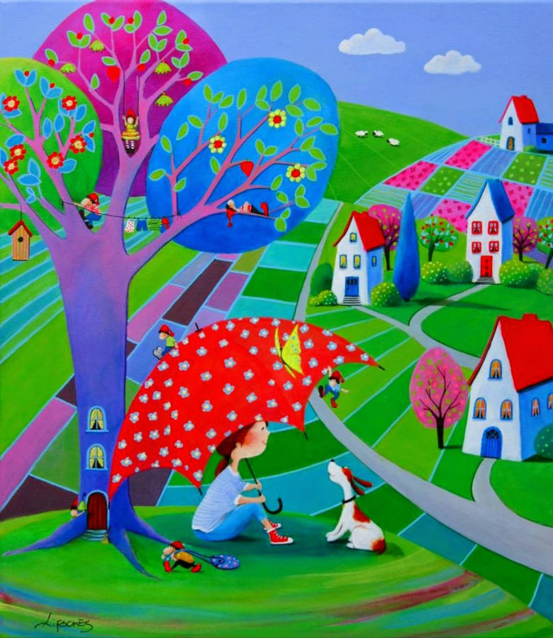 Puzzle | 72 piezas | Lisa Cornish art | Jigidi