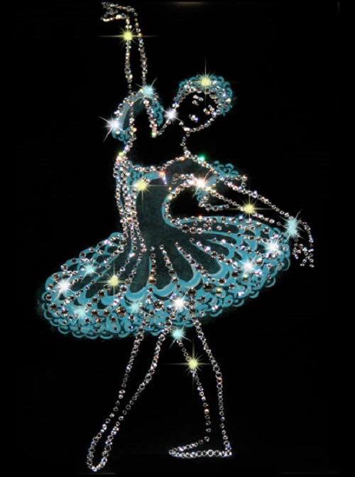 Solve A Crystal Light Dance jigsaw puzzle online with 63 pieces