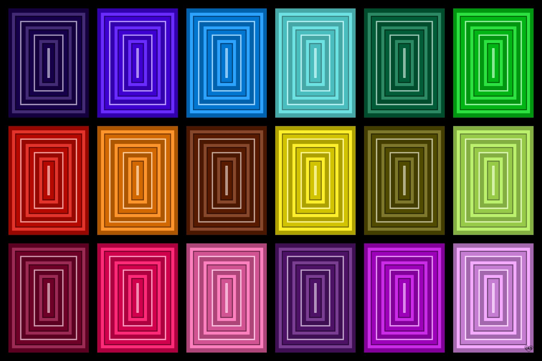 Solve Concentric Collection!! ~ L jigsaw puzzle online with 198 pieces