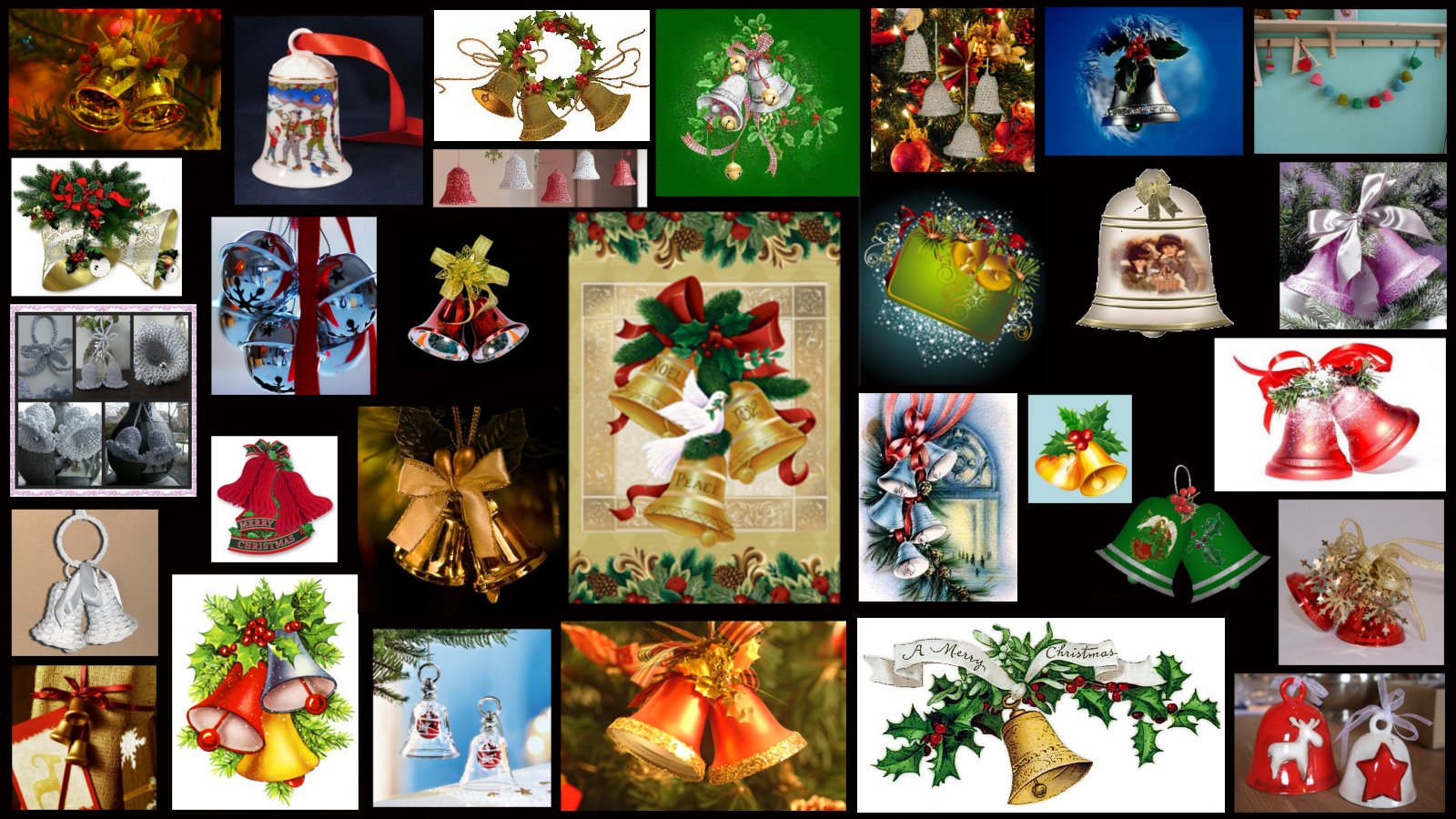 Solve Christmas bells jigsaw puzzle online with 104 pieces