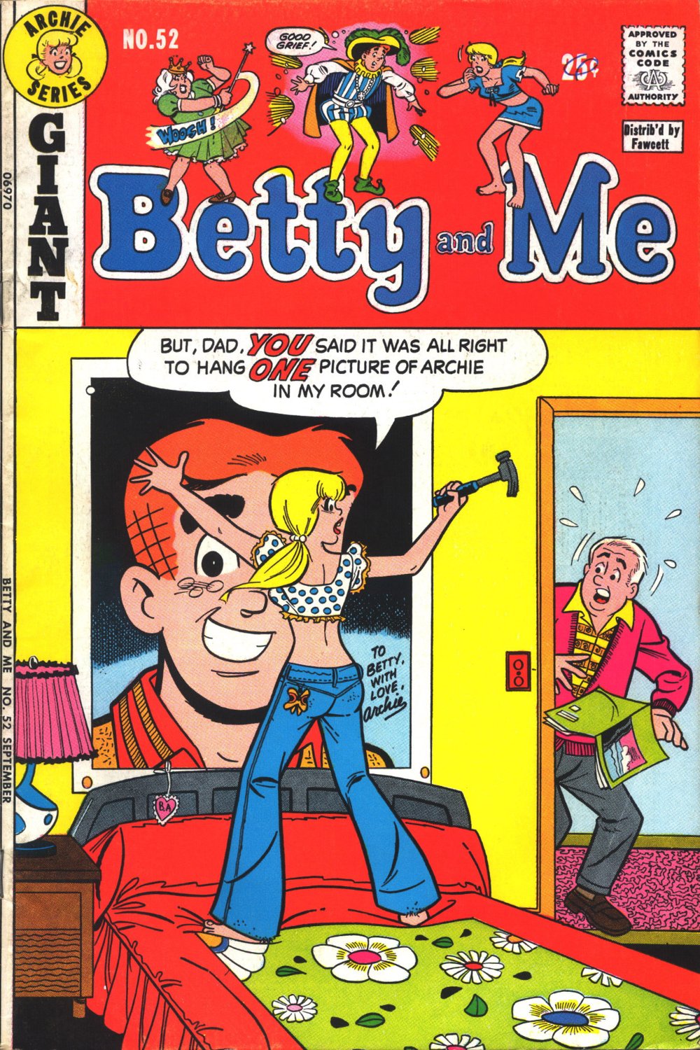 Solve Betty and Me (Sept 1973) jigsaw puzzle online with 96 pieces
