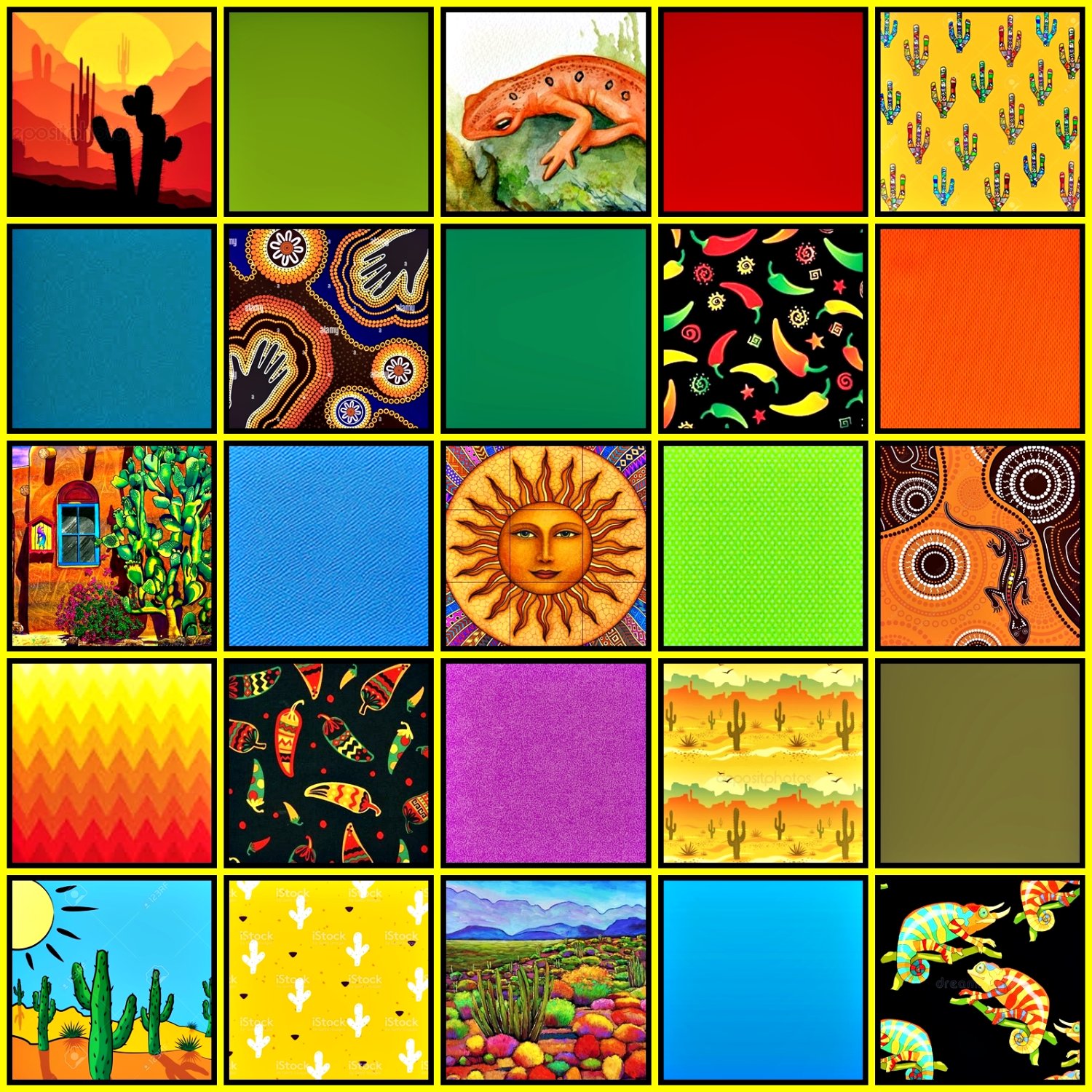 Solve Southwest Landscapes jigsaw puzzle online with 81 pieces
