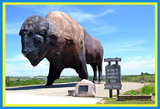 Solve Jamestown, North Dakota jigsaw puzzle online with 70 pieces