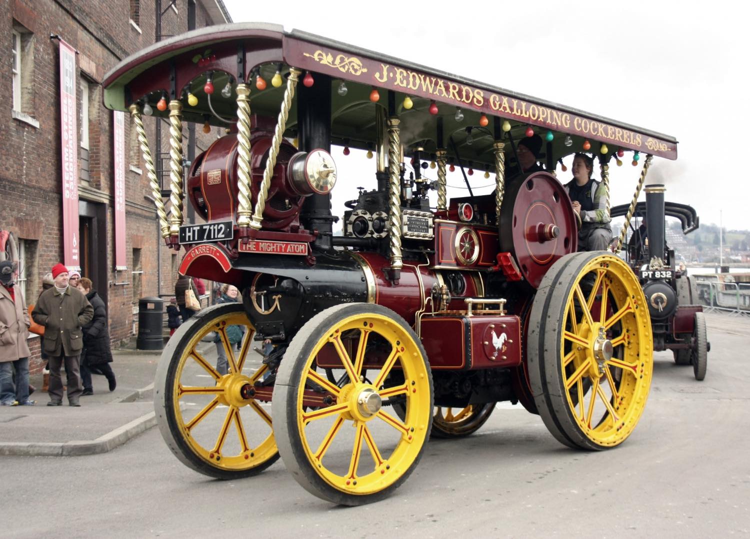 Solve Traction engine, "The Mighty Atom"!! jigsaw puzzle online with ...