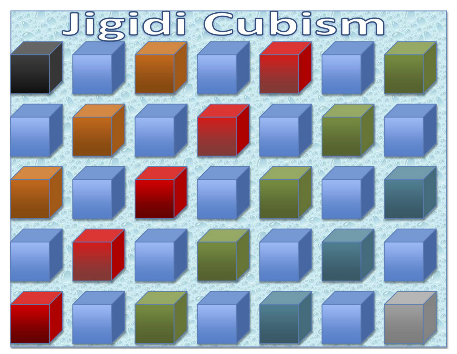 Solve Jigidi Cubism jigsaw puzzle online with 221 pieces