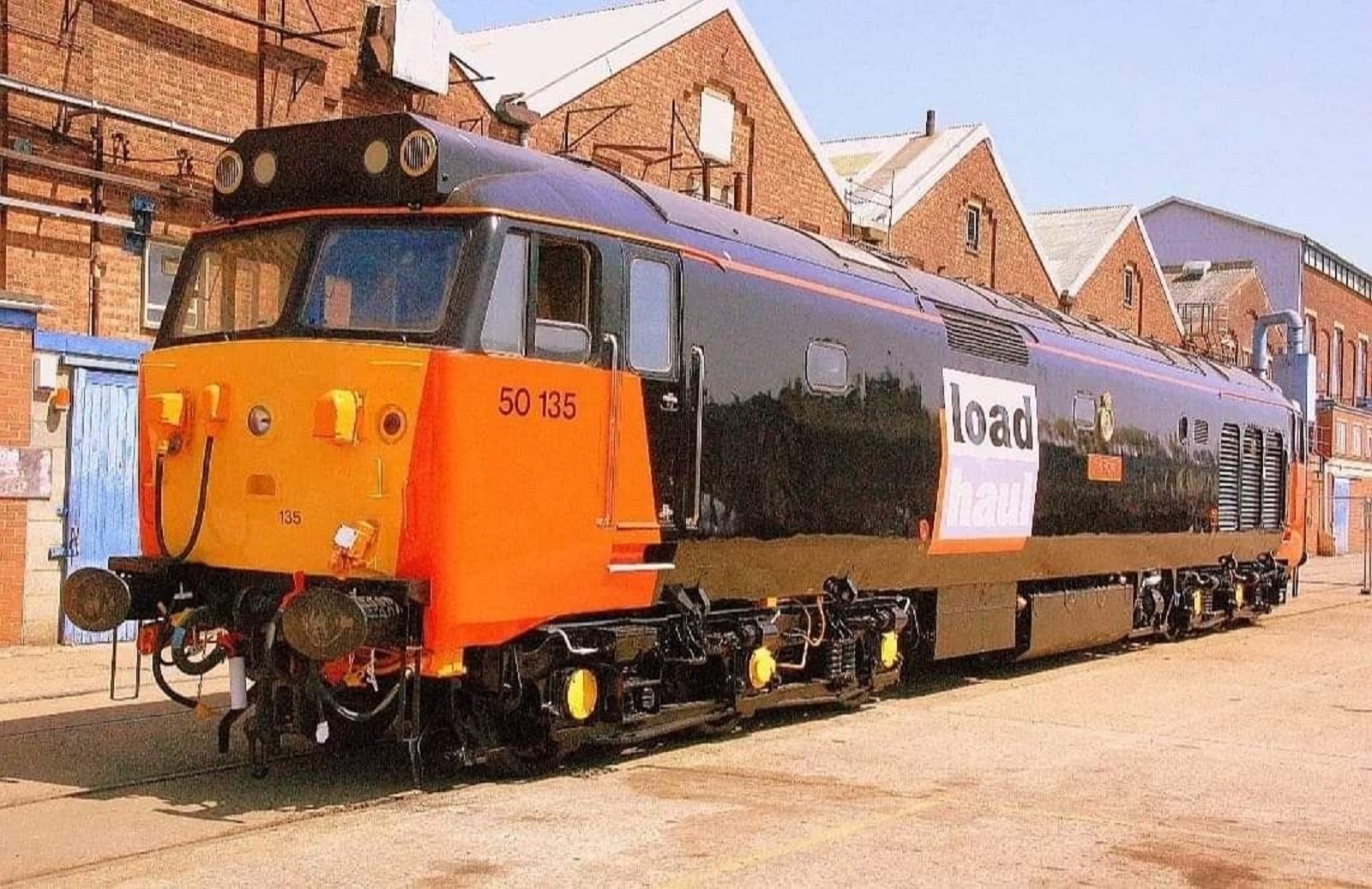 Solve loadhaul Class 50 50135 Ark Royal. jigsaw puzzle online with 247 ...