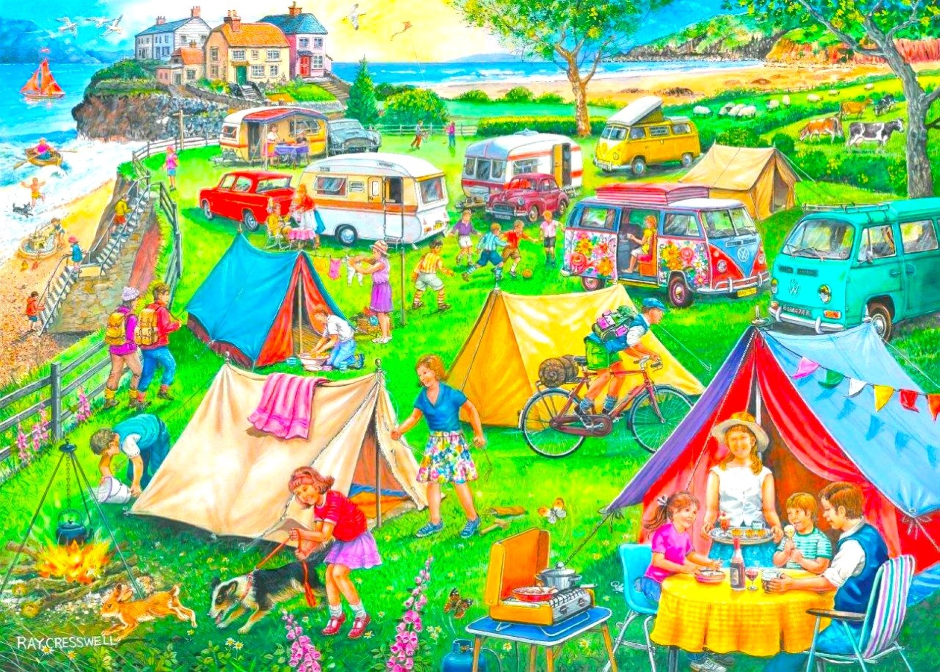 Solve Camping jigsaw puzzle online with 352 pieces