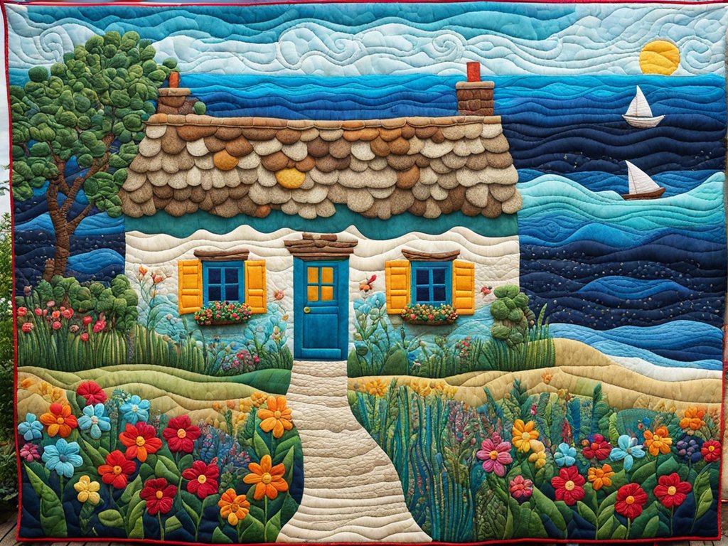 Solve Spring by the Sea jigsaw puzzle online with 88 pieces
